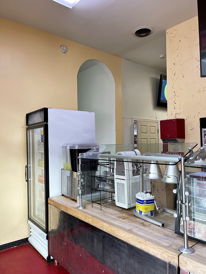 Where the magic happens! This counter is like a barbecue command center, orchestrating a symphony of smoky flavors.