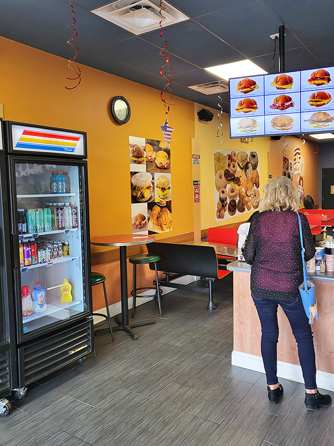 Where donut dreams come true. This customer's about to embark on a sugar-fueled adventure that'd make Willy Wonka jealous.