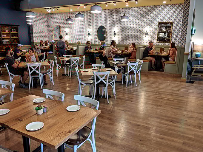 The dining room hums with happy conversation, a symphony of clinking glasses and the occasional gasp of "you have to try this!"