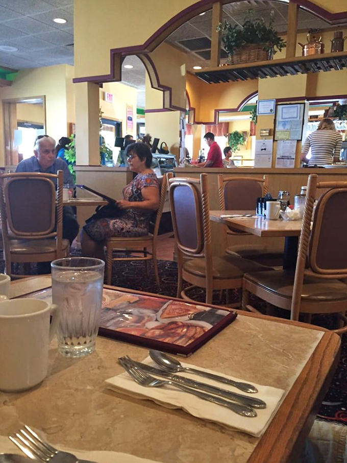 Where strangers become friends over shared syrup and bacon. This cozy dining room is like your favorite sweater &ndash; comfortable, familiar, and always welcoming.