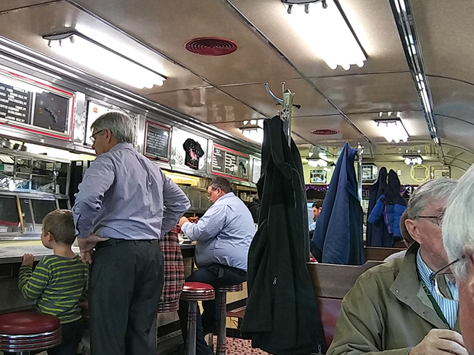 Where everybody knows your name... or at least your usual order. This bustling counter is the heart of diner magic.