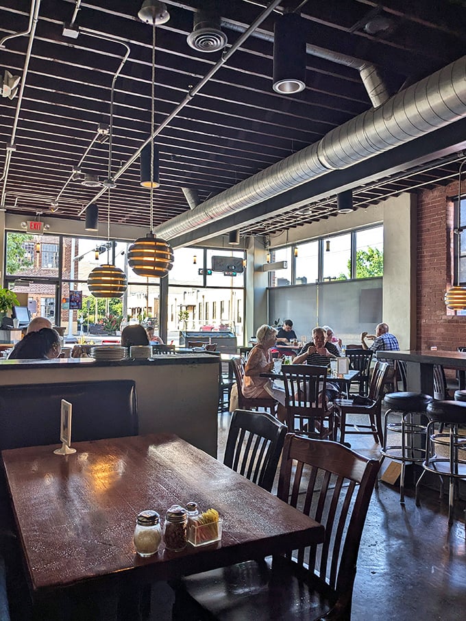 A slice of community life. Joey's dining room is where pizza dreams come true and strangers become friends over shared love of good food.