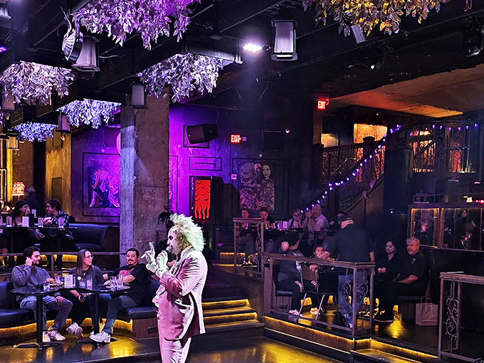 It's showtime, folks! Beetle House LA isn't just a restaurant &ndash; it's a full-blown spectacle with performances that'll knock your striped socks off.