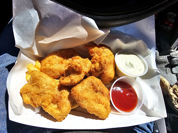 The perfect catch-and-go meal: crispy, golden, and ready to make your taste buds set sail.