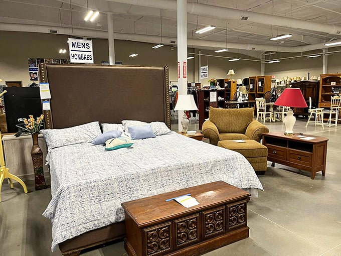 Furnish your dreams without emptying your wallet. This bedroom set is begging for a second act in your home.