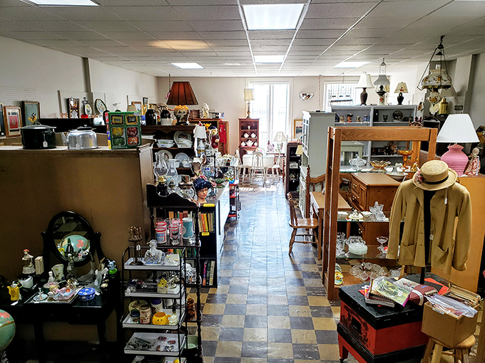 Mid-century marvels and antique oddities. This furniture section is where "Mad Men" meets "American Pickers."