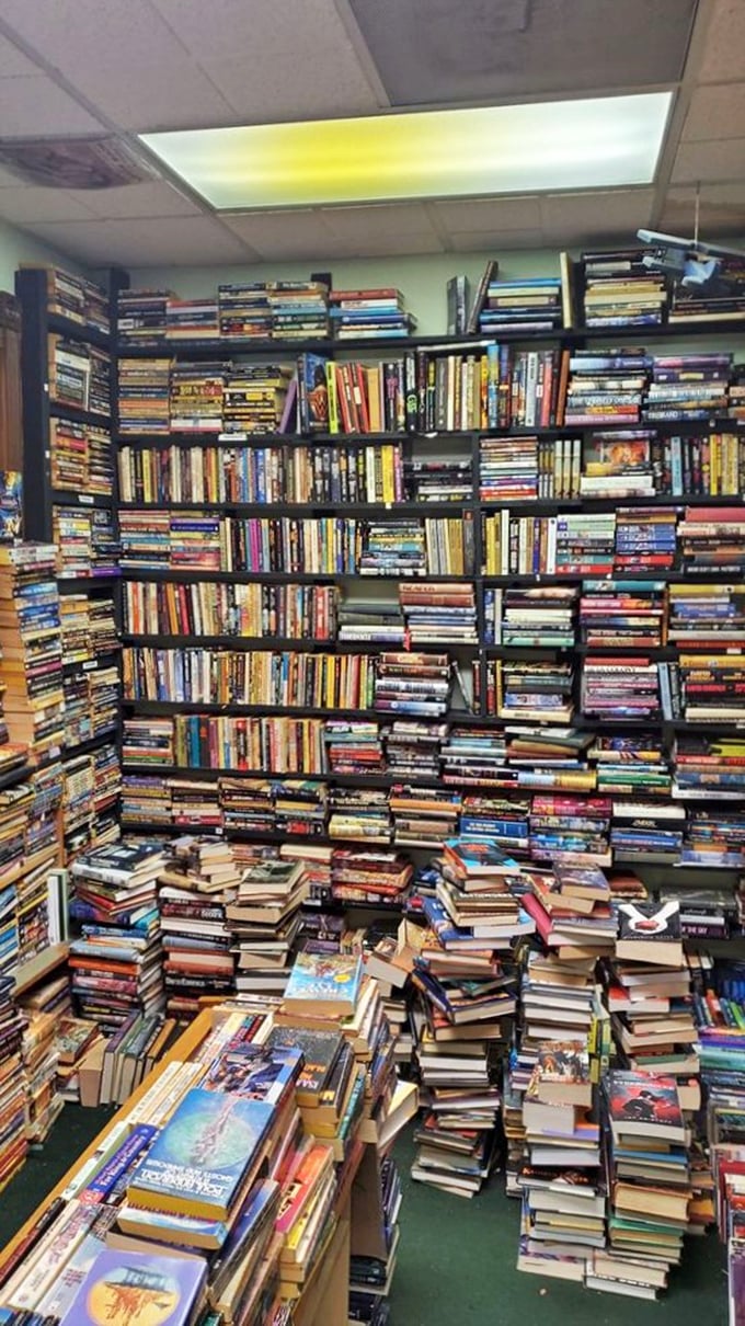 Lose yourself in aisles overflowing with stories and towering stacks of books, waiting for you to find your next adventure.