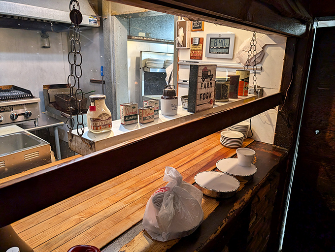 Where the magic happens: A glimpse into the kitchen that turns raw ingredients into edible works of art.