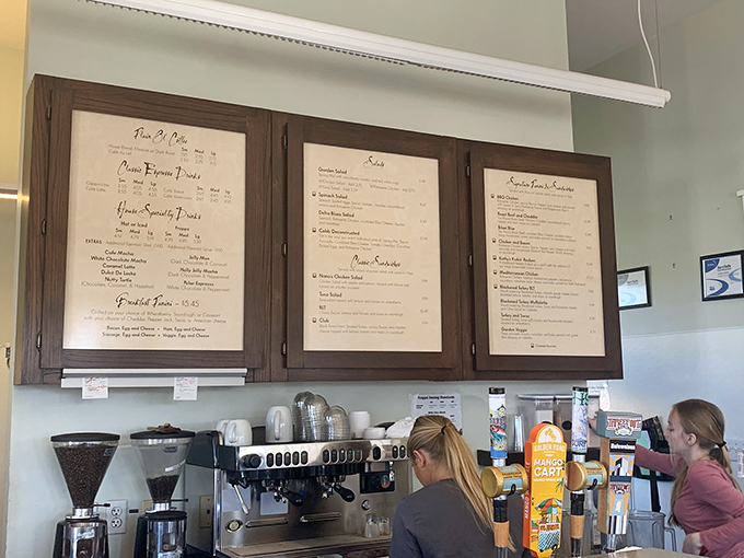 The heart of Grind Coffee & Nosh &ndash; its amazing staff. These culinary wizards are brewing up magic faster than you can say "One more cup, please!"