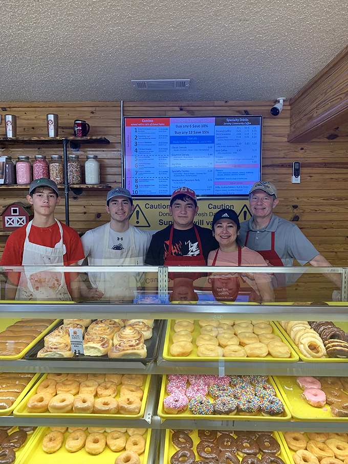 The smiling team behind the counter isn't just making donuts&mdash;they're creating memories one apple fritter at a time.