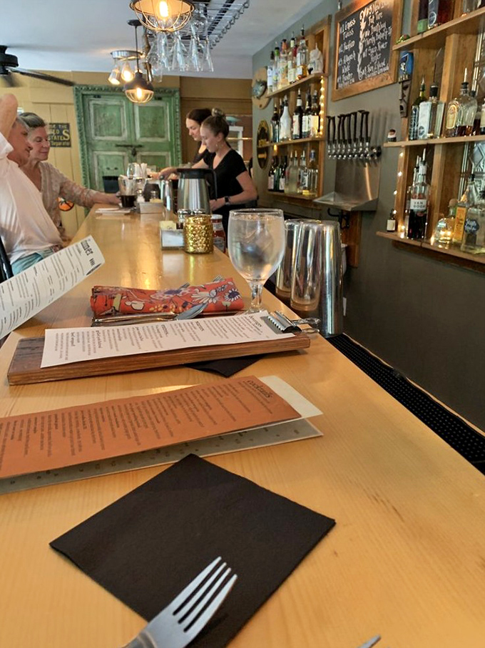 Where everybody knows your name! Krista's friendly bar staff are mixing up good times and great drinks with equal enthusiasm.