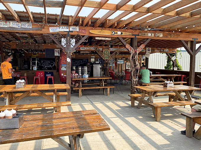 Dine al fresco and let nature be your seasoning. This outdoor area is where good food meets great views for a truly Montana experience.