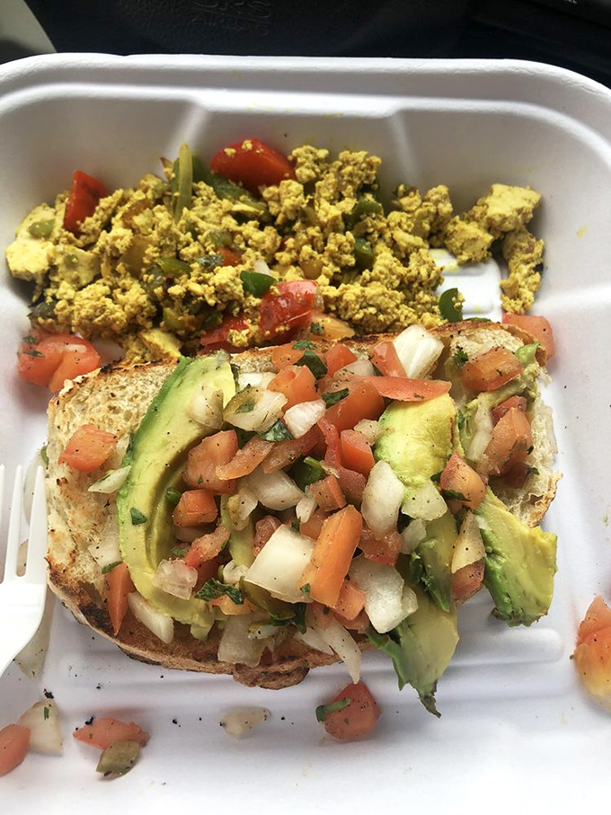 Avocado toast: the millennial's muse meets boomer's bounty. This open-faced sensation is topped with enough veggies to make a farmer blush.