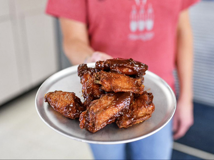 These wings aren't just finger-lickin' good; they're a sticky, sweet, and spicy adventure for your taste buds. Prepare for delicious liftoff!