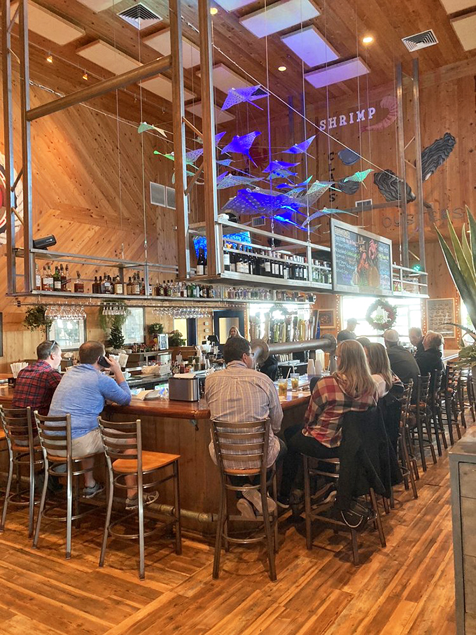 Pull up a chair at the coolest catch in town. This bar's got more character than a soap opera marathon.