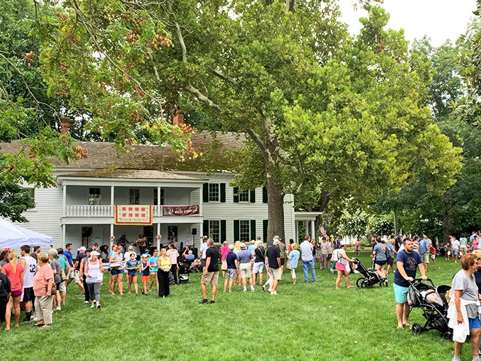 Community gatherings on historic lawns connect Berlin's past and present. Nothing says "small town charm" like sharing food where generations have done the same.