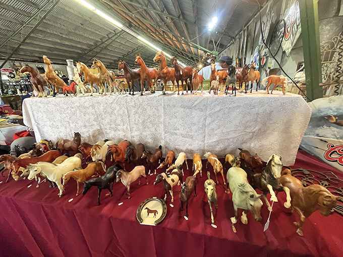 Giddy up, collectors! This herd of Breyer horses is chomping at the bit to gallop into your display case.