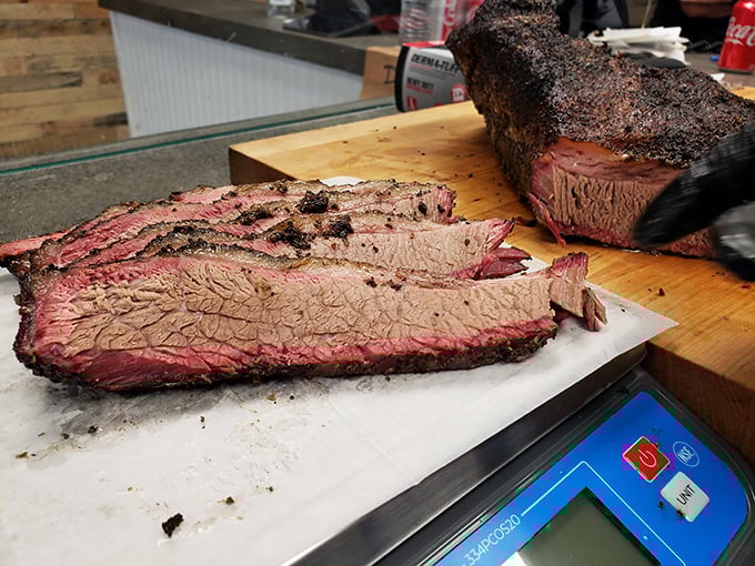 Brisket so tender, it practically slices itself. This is the kind of meat that makes you want to write poetry&hellip; meaty, smoky poetry.
