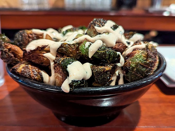 Brussels sprouts so crispy and saucy, they could convert even the most stubborn veggie-phobe. Green never looked so good!