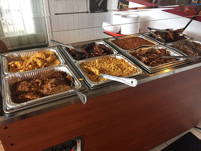 Buffet bonanza! This spread is like a greatest hits album of comfort food. Warning: May cause spontaneous happy dances.