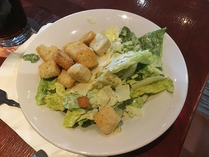 A Caesar salad fit for an emperor. Et tu, crouton?