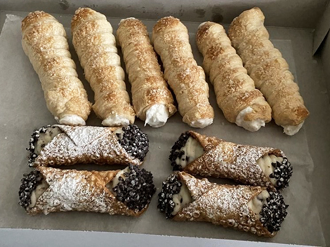 Cannolis and cream horns: the dynamic duo of the pastry world. One bite and you'll be singing "That's Amore!"
