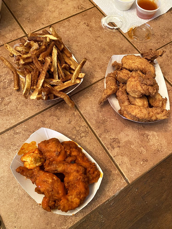 Cluck yeah! These chicken tenders and fries are proof that Wild Willy's isn't just a one-trick pony.