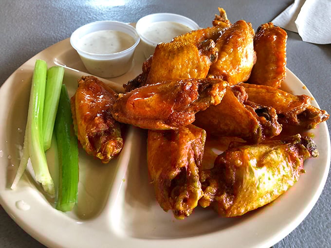 These wings aren't just hot, they're smokin'! Grab some napkins and prepare for a flavor adventure.