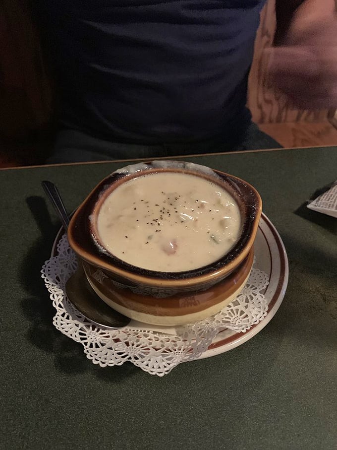 Chowder so creamy, it could make a New Englander weep with joy. Comfort in a bowl, folks.