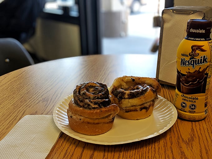 Cinnamon roll heaven! These swirly delights are so good, they might just make you forget about donuts altogether. (But only for a minute.)