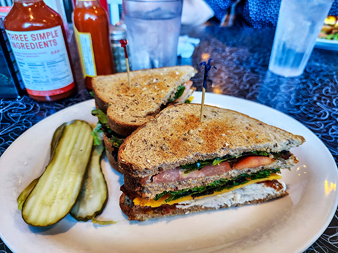 The club sandwich: three layers of deliciousness that'll make you feel like you've joined the most exclusive (and tasty) club in town.