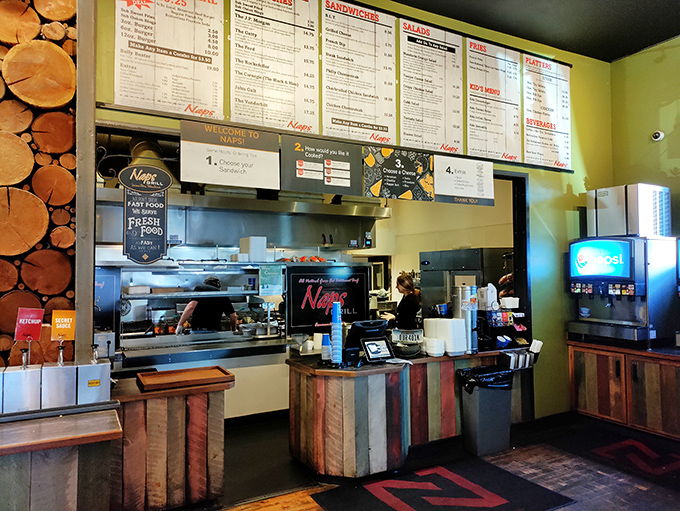 The gateway to gastronomic bliss. This counter has seen more food fantasies fulfilled than a cookbook author's wildest dreams.