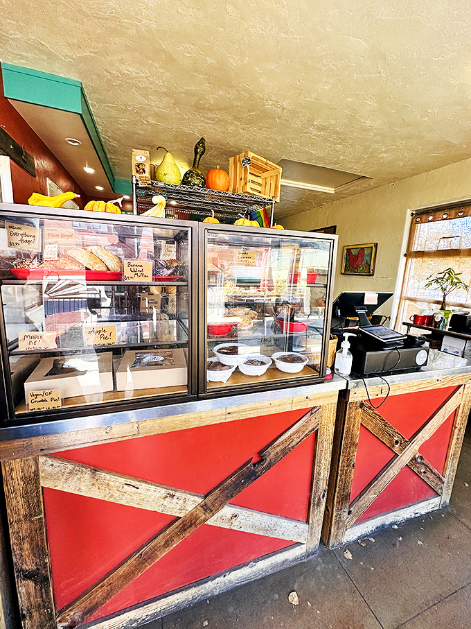 Step right up to the counter of dreams! It's like a treasure chest, but instead of gold, it's filled with buttery, sugary goodness.