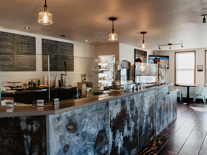 Where BBQ dreams come true. This counter is like a meat lover's yellow brick road, leading to delicious adventures.