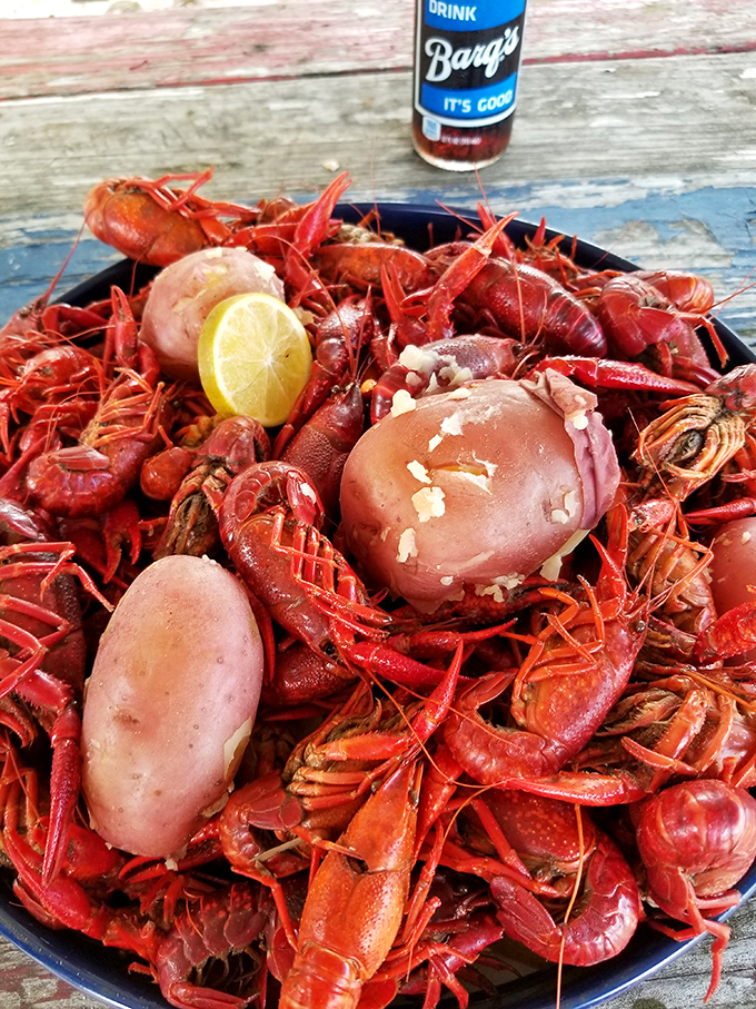 Holy crawfish, Batman! This mountain of mudbugs looks like it could feed a small army &ndash; or one very determined Louisianan.