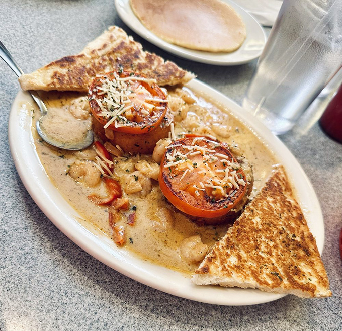 Creole Shrimp and Grits: A taste of New Orleans that'll make you want to start a second line right in the diner!