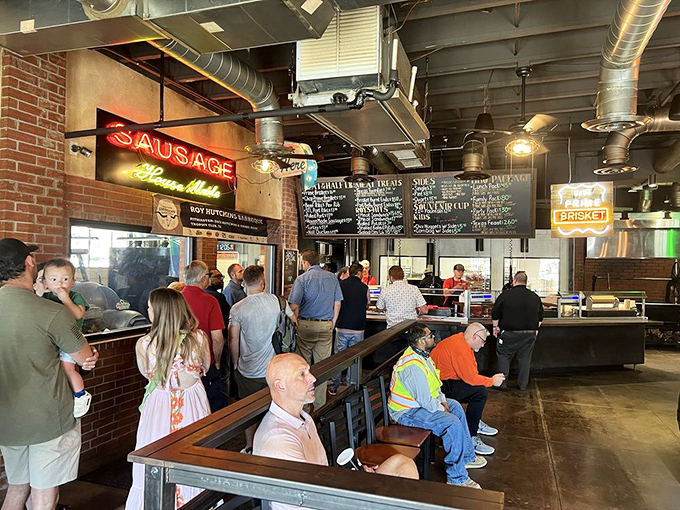 A line of hungry patrons that says more than any Yelp review ever could. The anticipation is palpable &ndash; and for good reason!