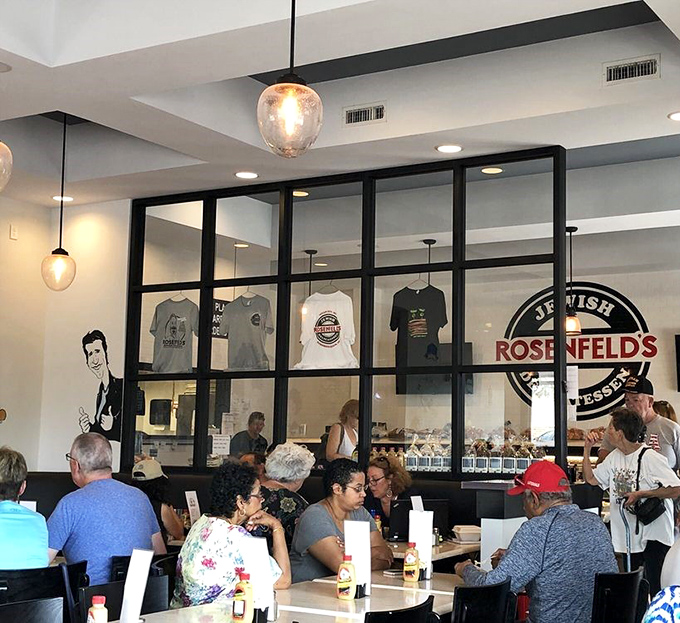 The diverse crowd tells the real story&mdash;when a deli attracts this many devotees, you know you've found the genuine article, not just a tourist trap.