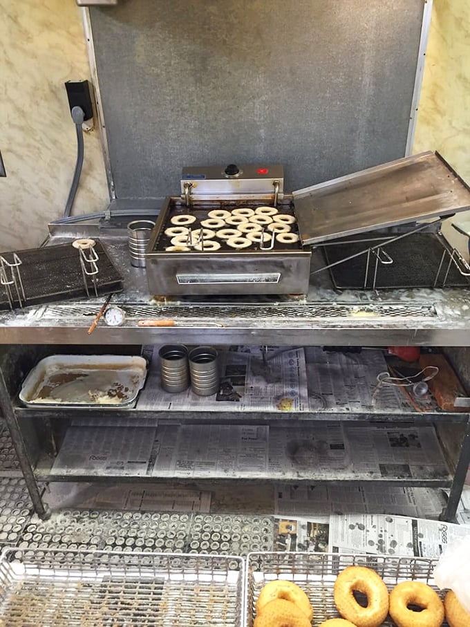 The birthplace of happiness &ndash; where dough becomes donut. It's like watching the circle of life, but tastier!