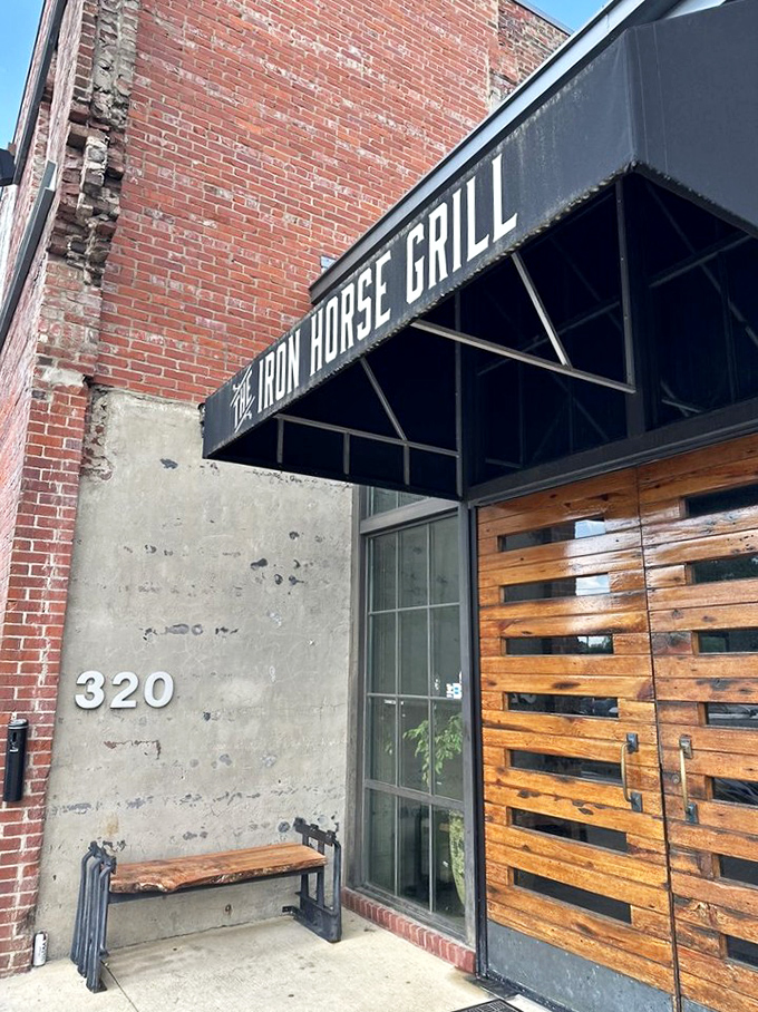 The gateway to gastronomic bliss. This entrance promises more flavor per square foot than your average food court.