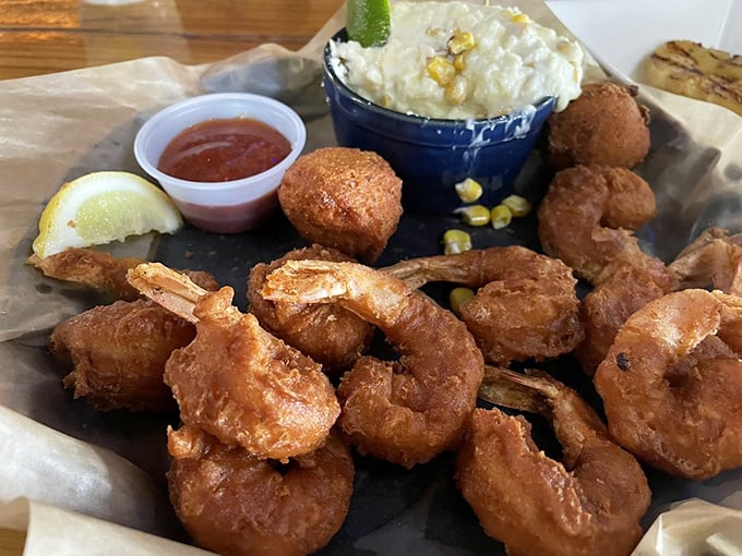 This fried shrimp platter is the seafood lover's jackpot. Golden, crispy, and more addictive than your favorite binge-worthy TV show.