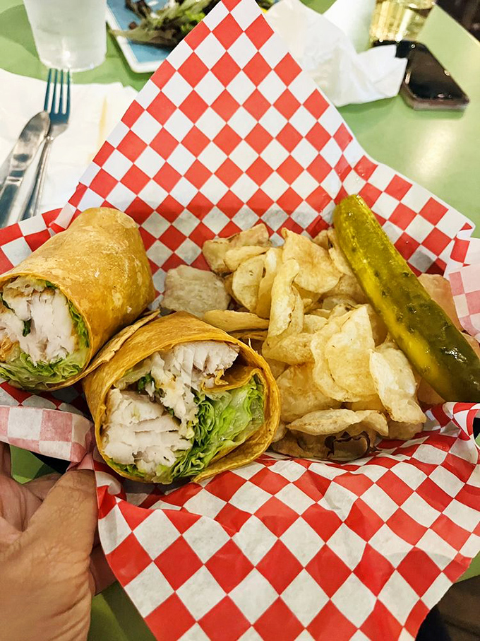 This grouper burrito is wrapped in tortilla and dreams. It's a fish tale you'll want to relive again and again.