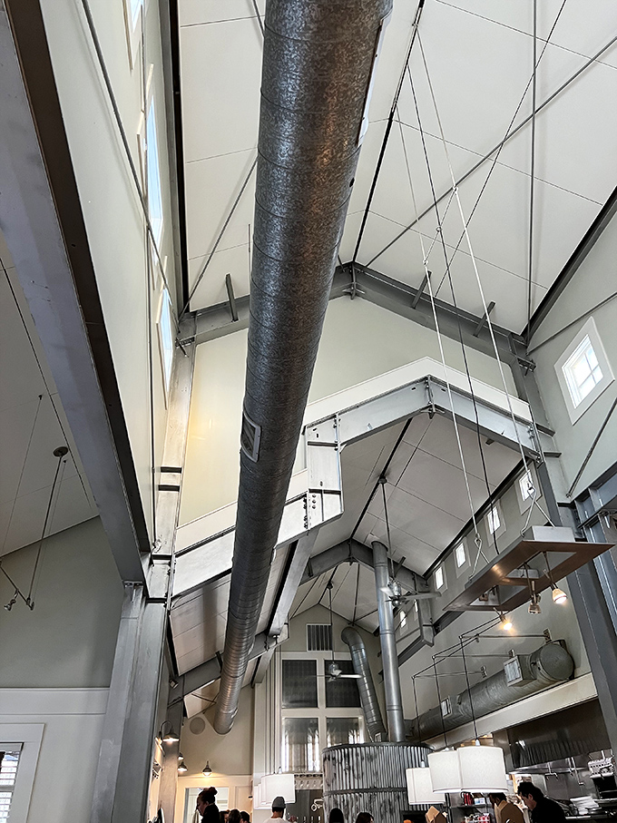 Look up and say "wow!" These soaring ceilings and industrial touches make Boon Fly feel like the Sistine Chapel of comfort food.