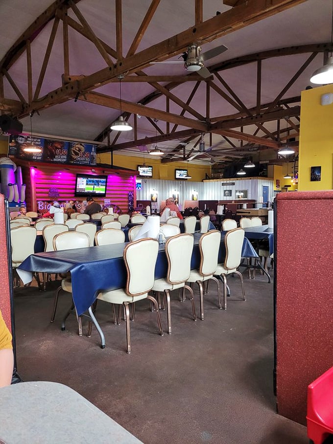 Welcome to the land of "I shouldn't eat anymore, but I can't stop." These tables have witnessed countless food comas and "just one more bite" moments.