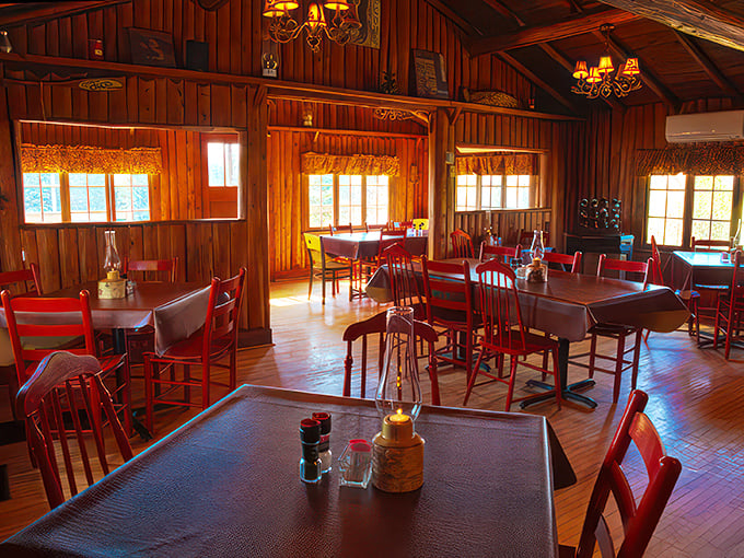 Rustic meets refined in this charming dining room. It's like eating in a Pinterest board come to life!