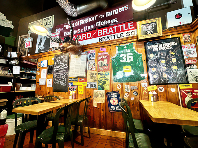 Sports memorabilia meets burger mania. It's like ESPN and the Food Network had a delicious love child.