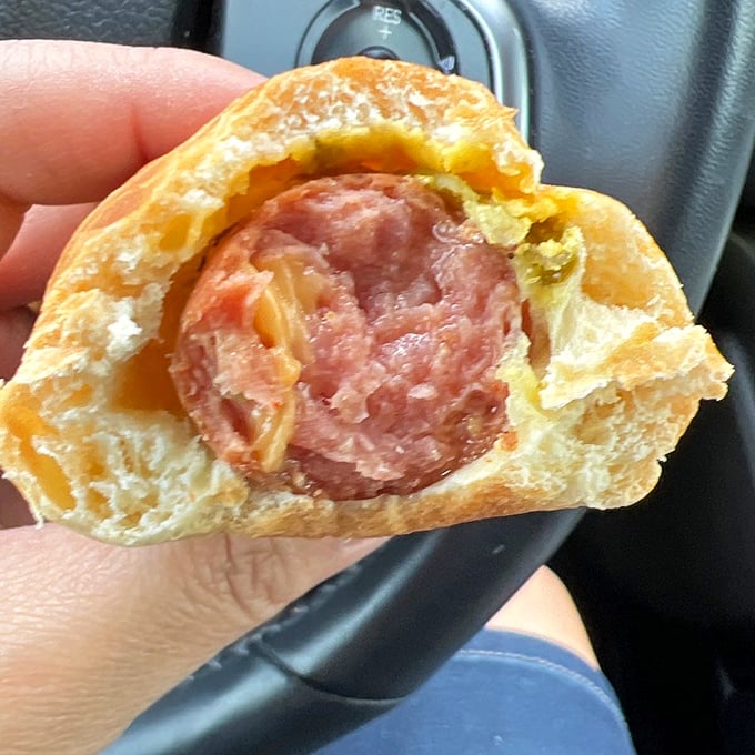 Savory surprise! These jalape&ntilde;o cheese kolaches prove that donuts can have a spicy side hustle.