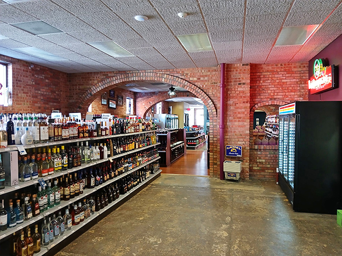 More bottles than a recycling center after New Year's Eve. It's an adult candy store &ndash; pick your poison!
