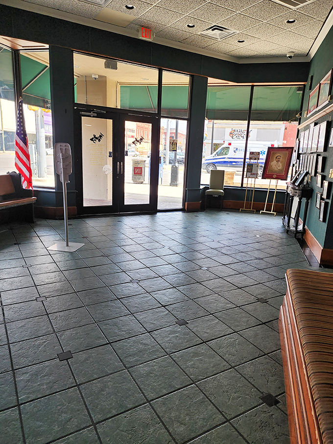 First impressions matter, and this entrance nails it! Clean, welcoming, and hinting at the culinary treasures that await inside.