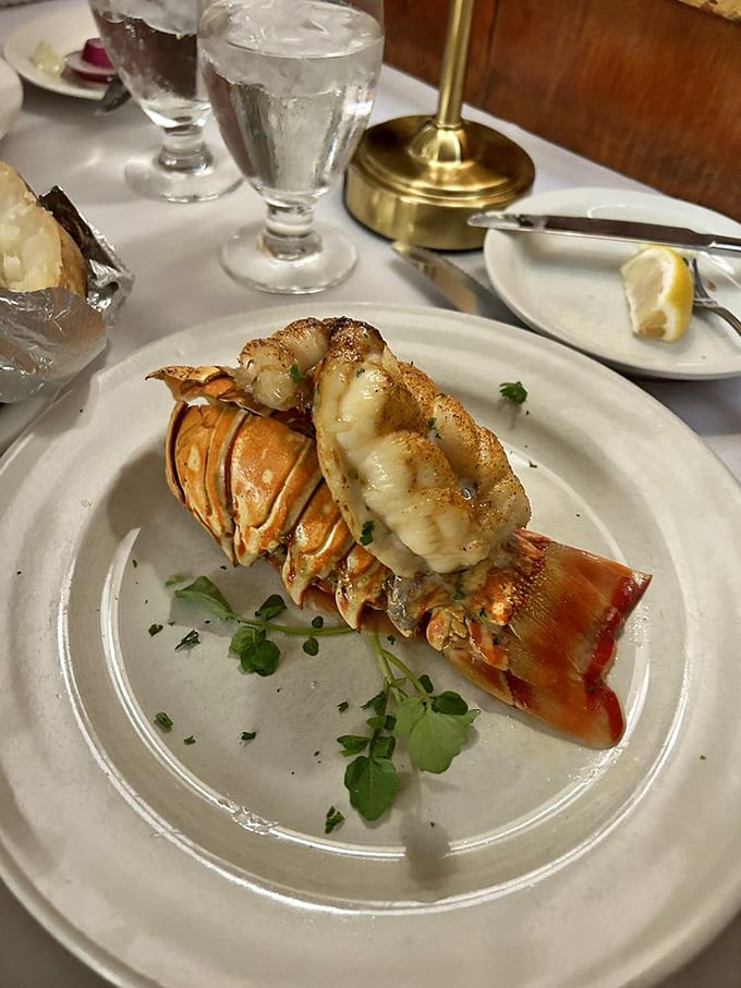 This isn't just seafood; it's Neptune's own VIP offering. Lobster tail so good, it might make you forget you're in Ohio.